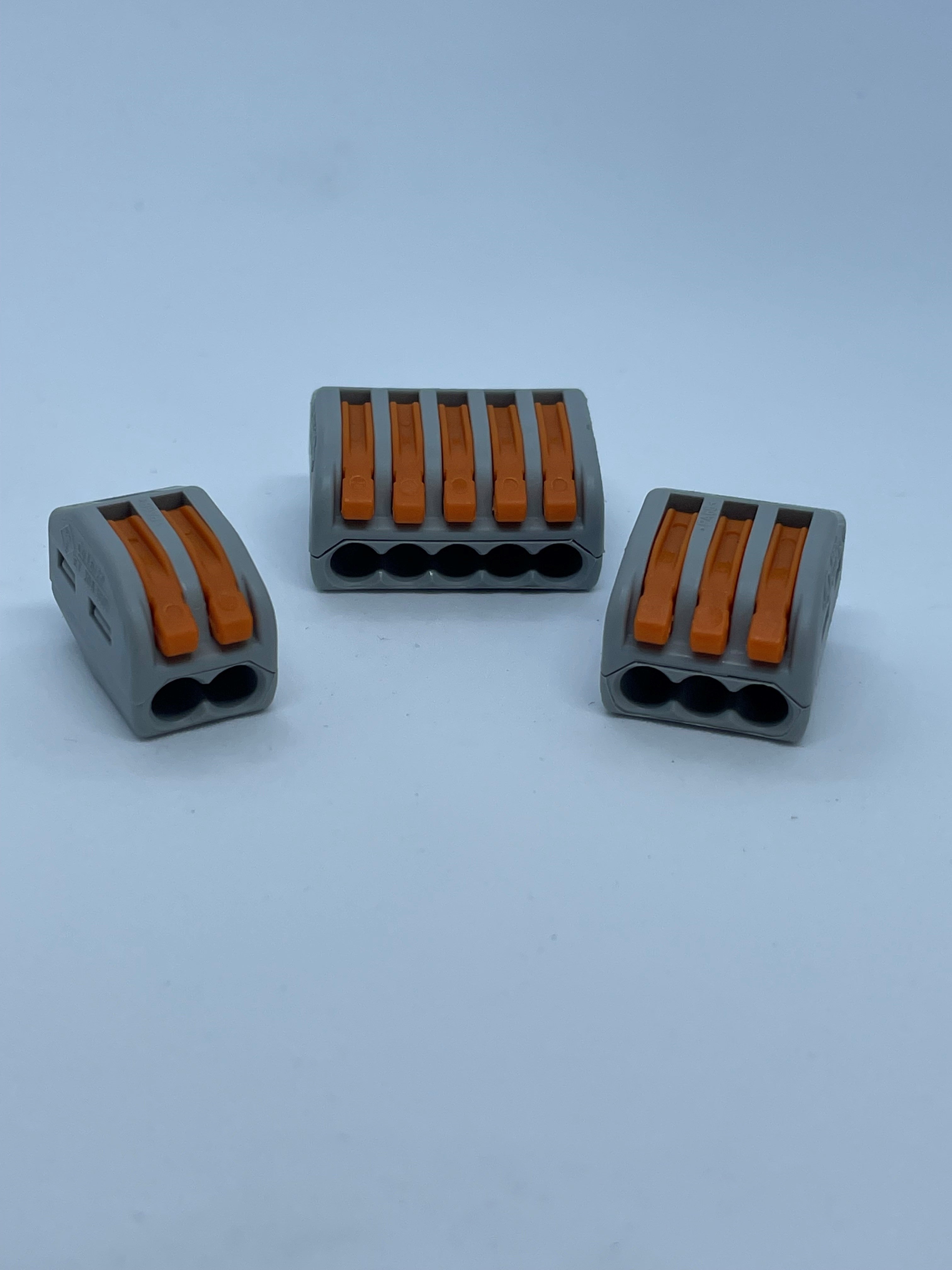 3 Way Wago Lever Connector 1mm - 4mm – Plantex Connect Ltd